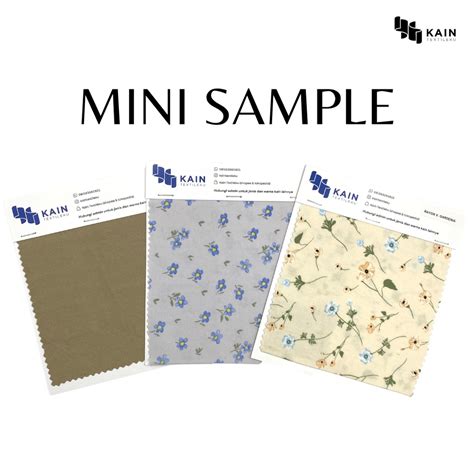 Jual Mini Sample Sampel Katalog Kain Shopee Indonesia
