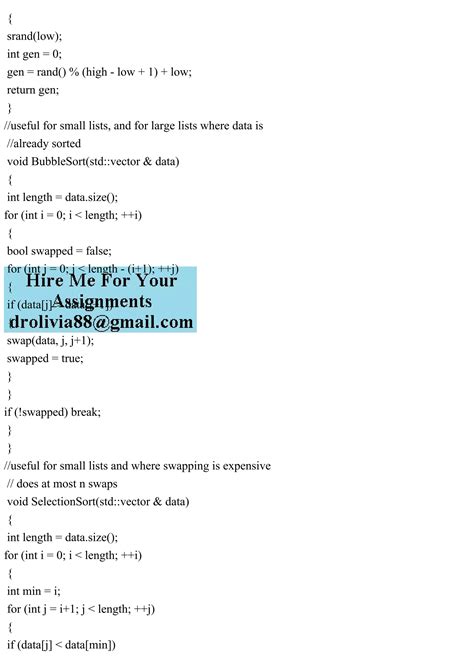Questions Has 4 Parts1st Part Program To Implement Sorting Algorpdf