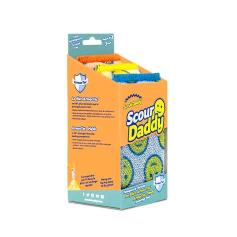 Scour Daddy Scratch Free Scouring Pad 3 Pk Canadian Tire