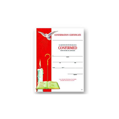 Confirmation Certificate 1 Bx50