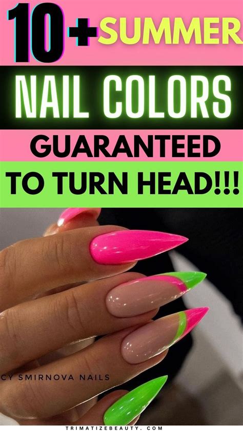 Summer Nail Colors Summernailart Summernails In 2025 Summer Nails