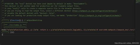 Webpack 基础使用 Csdn博客