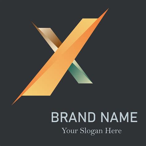 Modern And Creative 3d X Icon Logo Design Vector Image Premium Vector