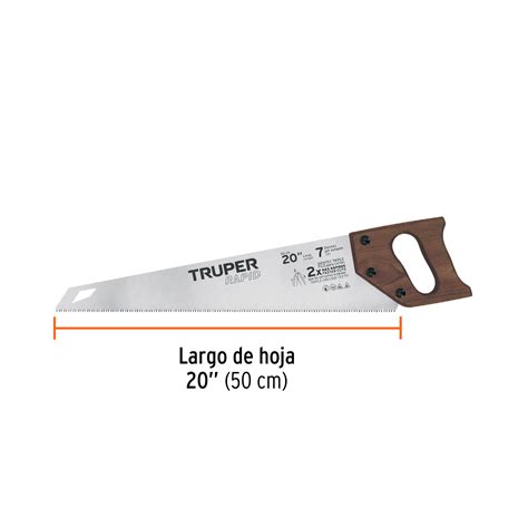 Ficha Tecnica Serrucho Rapid 20 7 Dpp Mango De Madera Truper