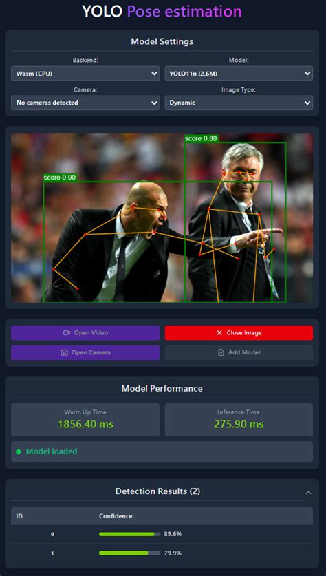 Github Nyi21466yolov11 Pose Estimation Onnxruntime Web Yolo Pose Estimation Browser Power