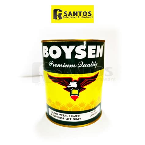 Boysen Alkyd Metal Primer Rust Off Gray B330 Lazada Ph
