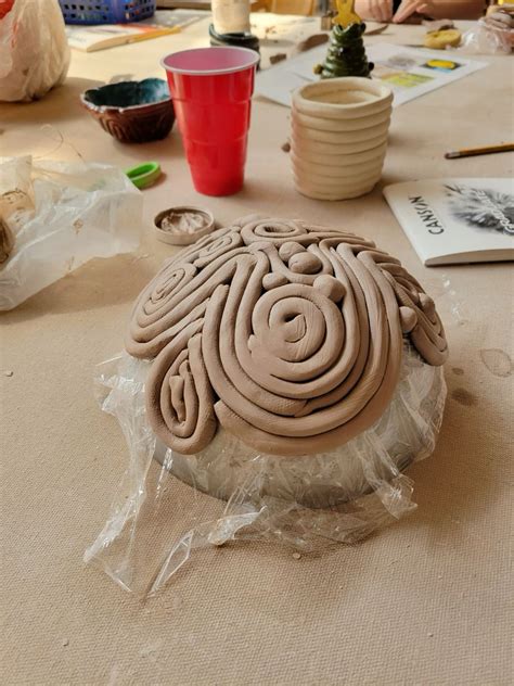 Handbuilt Coil Bowl On Hump Mold Coil Built Technique Clay In 2025