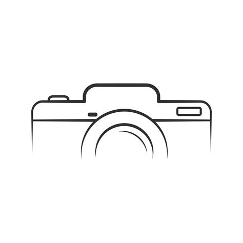 Camera Outline Vector Photography Outline Camera Icon Camera Vector