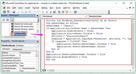 How To Set Password To Protect Hidden Sheet In Excel