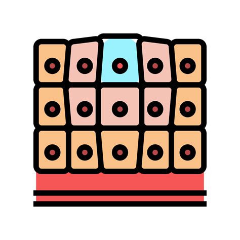 Epithelial Tissue Color Icon Vector Illustration 10301996 Vector Art At