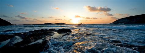Scenic Ocean Sunset Facebook Cover