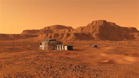 Structures On Mars Surface
