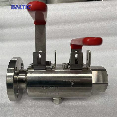 Rf Flanged X F Npt Dbb Ball Valve 12 Inch 300 Lb F316l Baltic