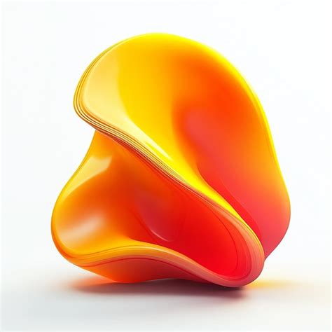 Abstract 3d Object For Ui Premium Ai Generated Image