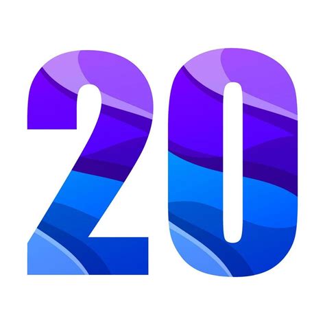 Nummer 20 Clipart Number 20 Sticker For Sale By Mankindvm Redbubble
