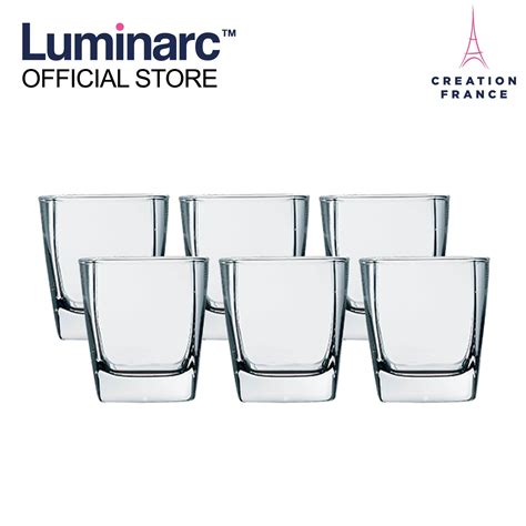 Luminarc 6 Pcs 300ml Glass Set Sterling White Lazada