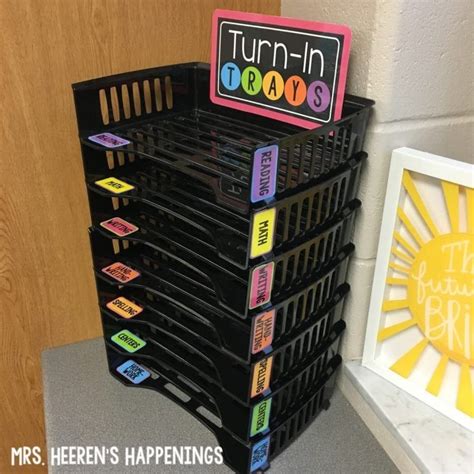10 Creative Ways To Organize Your Classroom Turn In Bin Artofit