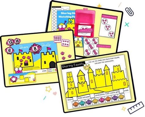 Beach Theme Equal Sharing Activities A Plus Teacher Club