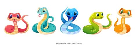 7369 Vectores De Stock Y Arte Vectorial De Serpientes Bebes Shutterstock