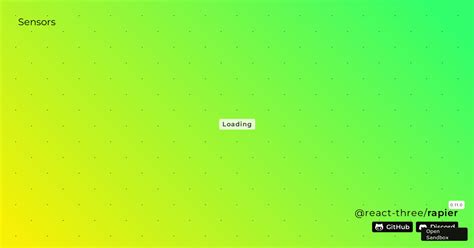 React Three Rapier Sensors Forked Codesandbox