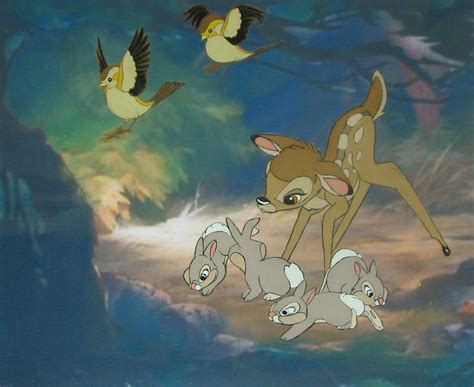 Original Walt Disney Production Cel From Bambi 1942