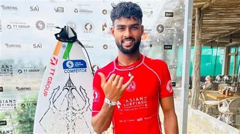 Ramesh Budihal Wins Bronze Medal In Asian Surfing Championships 2025