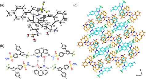 A Asymmetric Unit Of The Cel Cbz Cocrystal B Ring Motif Observed Download Scientific