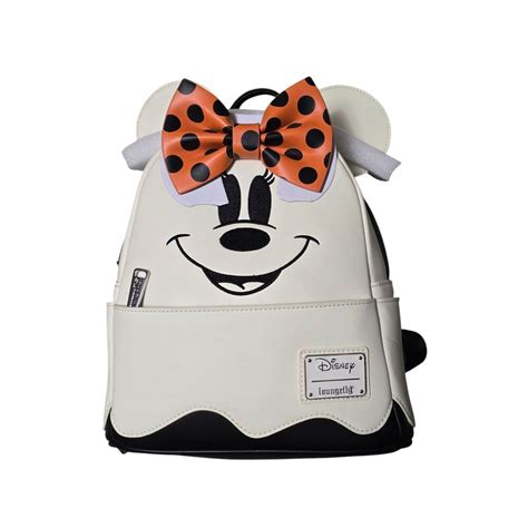 Loungefly Disney Ghost Mickey Glow In The Dark Hallow Gem