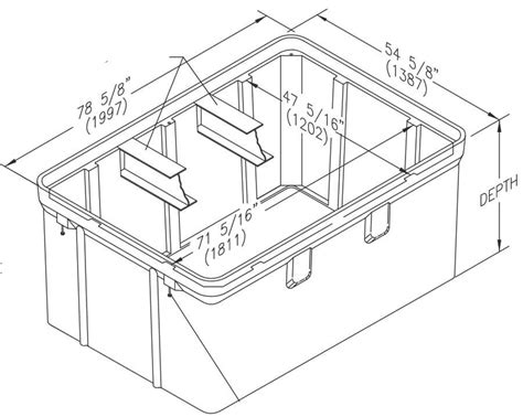Quazite Box 48 X 72 Ansi Tier 22 Pg4872ba36 Pg4872ba48