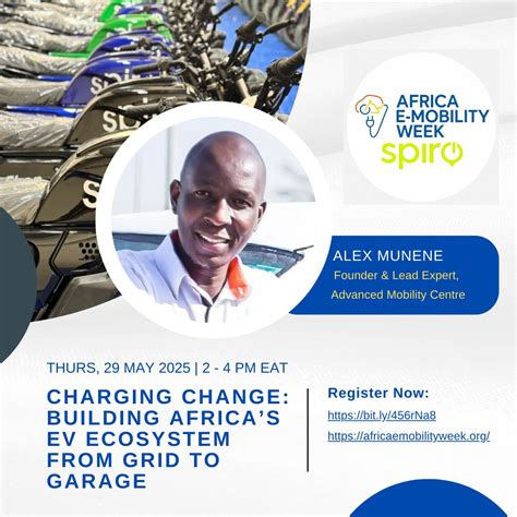 This Afternoon Alex Munene From Advanced Mobility Africa Will Be