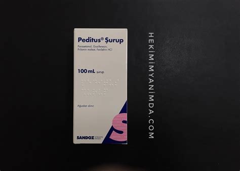 Peditus Şurup Nedir Reçetesiz Alınır Mı Hekimme