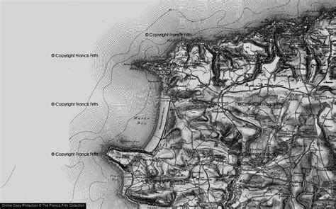 Historic Ordnance Survey Map Of Woolacombe 1897