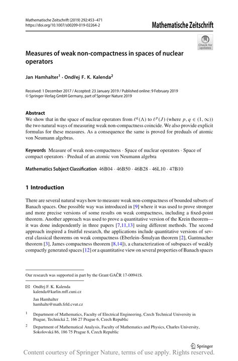 Measures Of Weak Non Compactness In Spaces Of Nuclear Operators