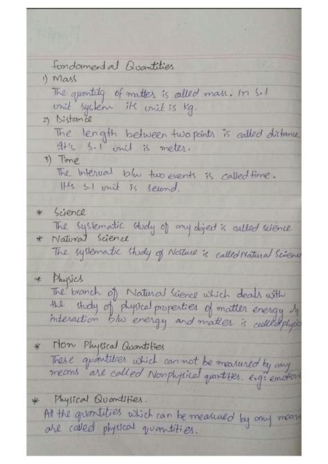 Solution Scope Of Physics And Dimensions Studypool