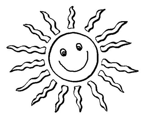Summer Sun Coloring Page And Coloring Book
