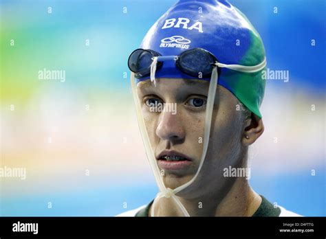 Yane Marques Of Brazil Reacts After The Womens Swimming 200m Freestyle