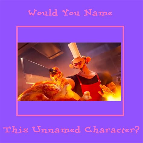 Would You Name This Unnamed Chef From Migration By Arielariaspetzoldt