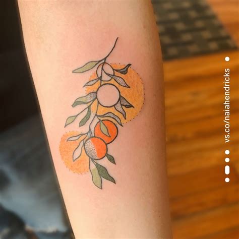 Orange Blossom Tattoo White Flower Tattoos
