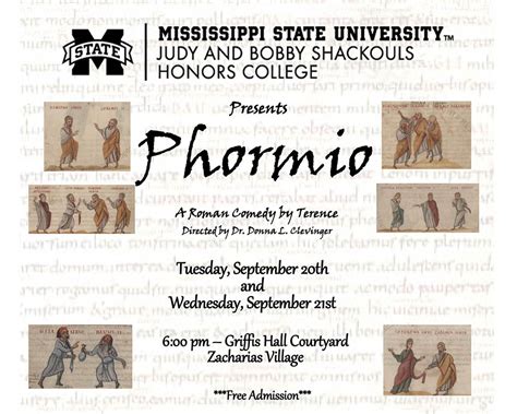 Msu Orators Lecture Series ‘phormio Performances Highlight Classical Week Mississippi State