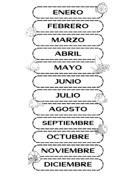 Spanish Months Of The Year Powerpoint