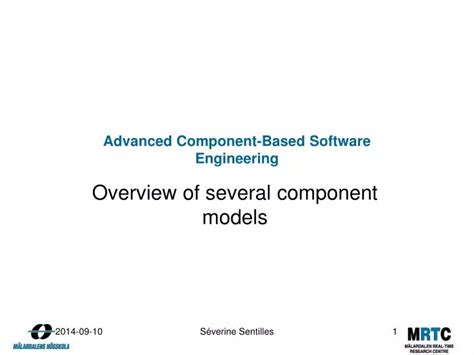 Ppt Advanced Component Based Software Engineering Powerpoint