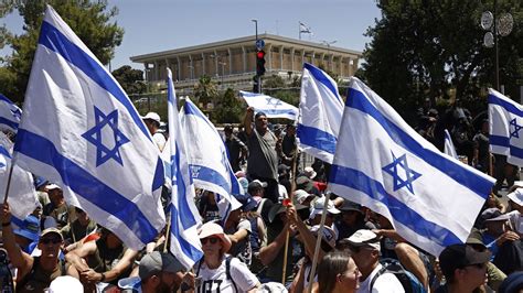 Netanyahus Judicial Overhaul Israel Knesset Passes First Bill