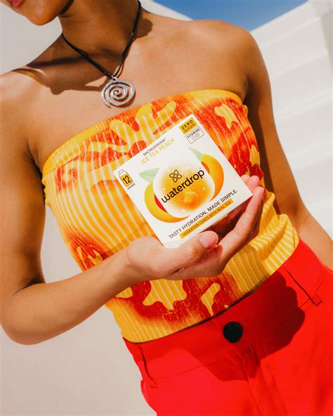 Microdrink Eistee Pfirsich Bestelle Jetzt Waterdrop®