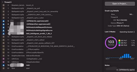 Ios 15 Crash Apmidentity Appinstanceid · Issue 8726 · Firebasefirebase Ios Sdk · Github