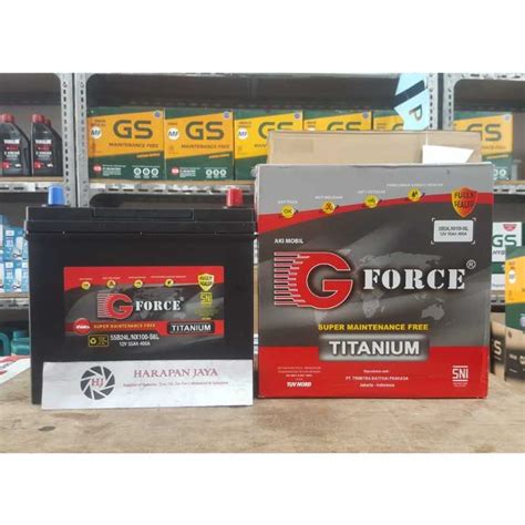 Jual Aki Mobil G Force Titanium 55b24l Ns60l 55 Ah Kering
