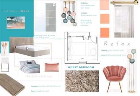 Interior Design Presentation Board Layout