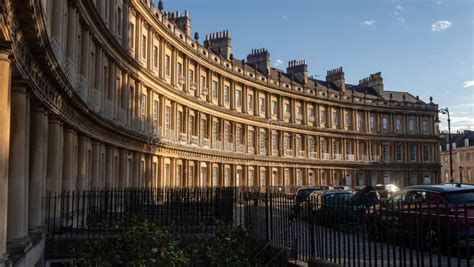 View Of Row Houses In Victorian Style In Bath Editorial Image Image