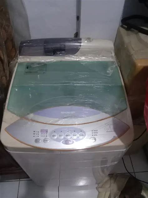 Mesin Cuci 1 Tabung Merek Sharp Elektronik Rumah Tangga 901276644