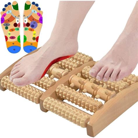 Wooden Foot Massage Roller Big W