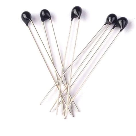 5pcs Thermistor Ntc Mf52 3950 50k Ohm Thermal Resistor Temperature